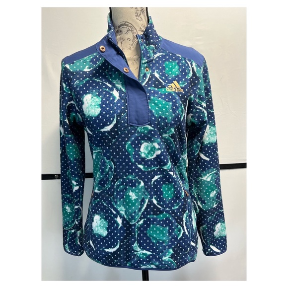 adidas | Sweaters | Adidas Natalie Gulbis Fleece 4 Zip W357147 | Poshmark